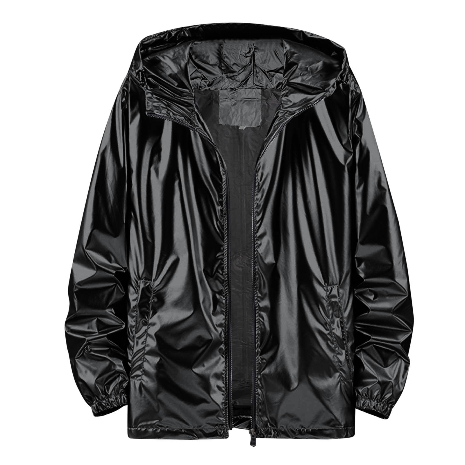 2022 New Men Parka Jackets Mens Fashionable Bright Face Pocket Cardigan ...