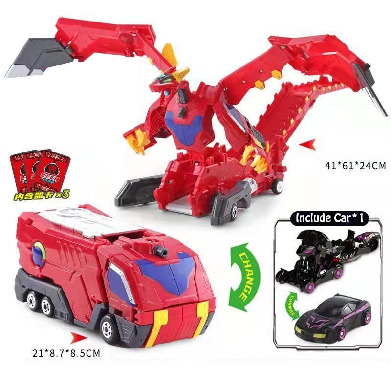 2022 New Turning Mecard Mega Dragon Teryx Transformation Truck Robot ...