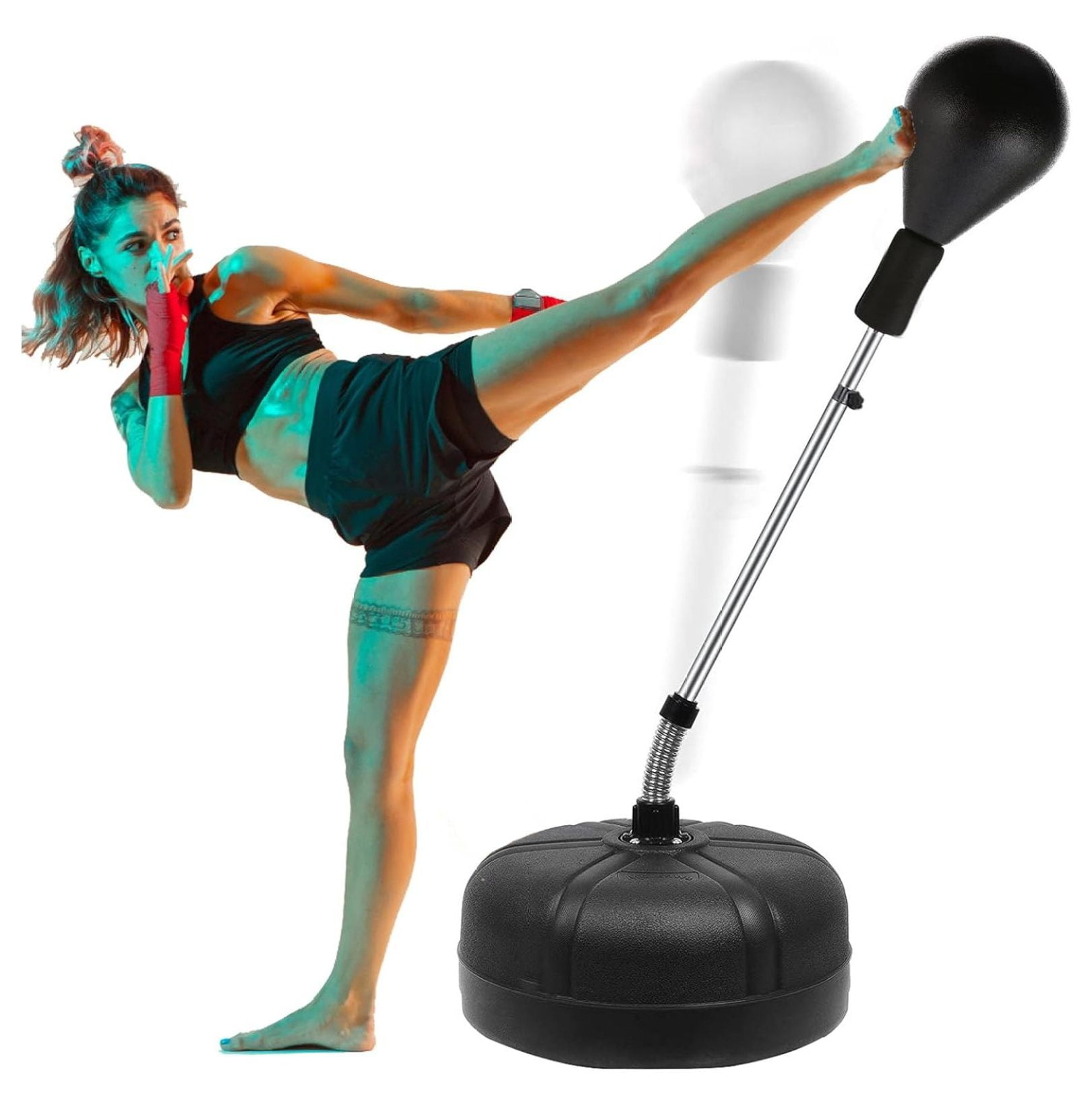 2022 New Upgrade Reflex Bag Punching Standing Boxing with Adjustable ...