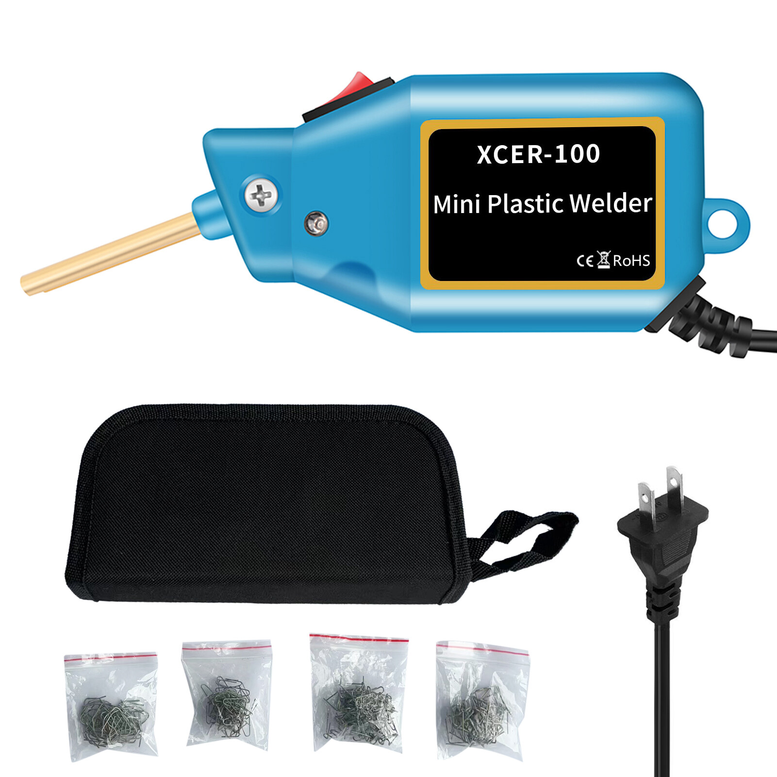 2022 New Version 100W Portable Mini Hot Stapler,Plastic Welding Machine ...