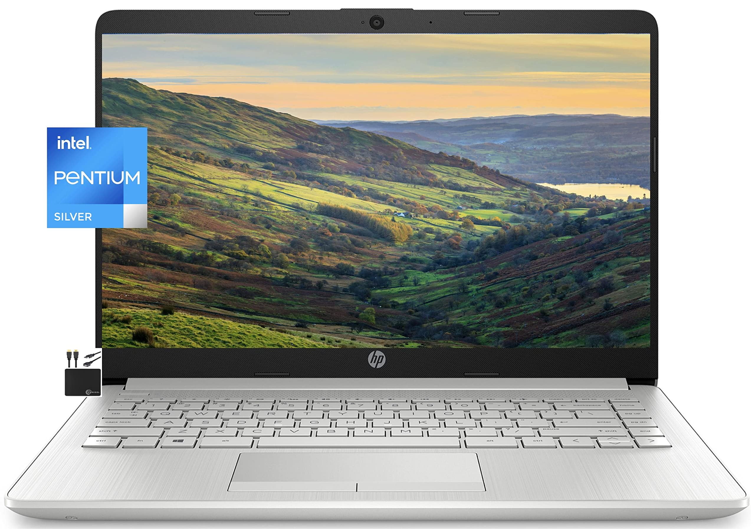 2022 Newest HP Laptop Computer, 14" HD Display, Quad-Core Intel Pentium N5030 (Upto 3.1GHz), 8GB ...