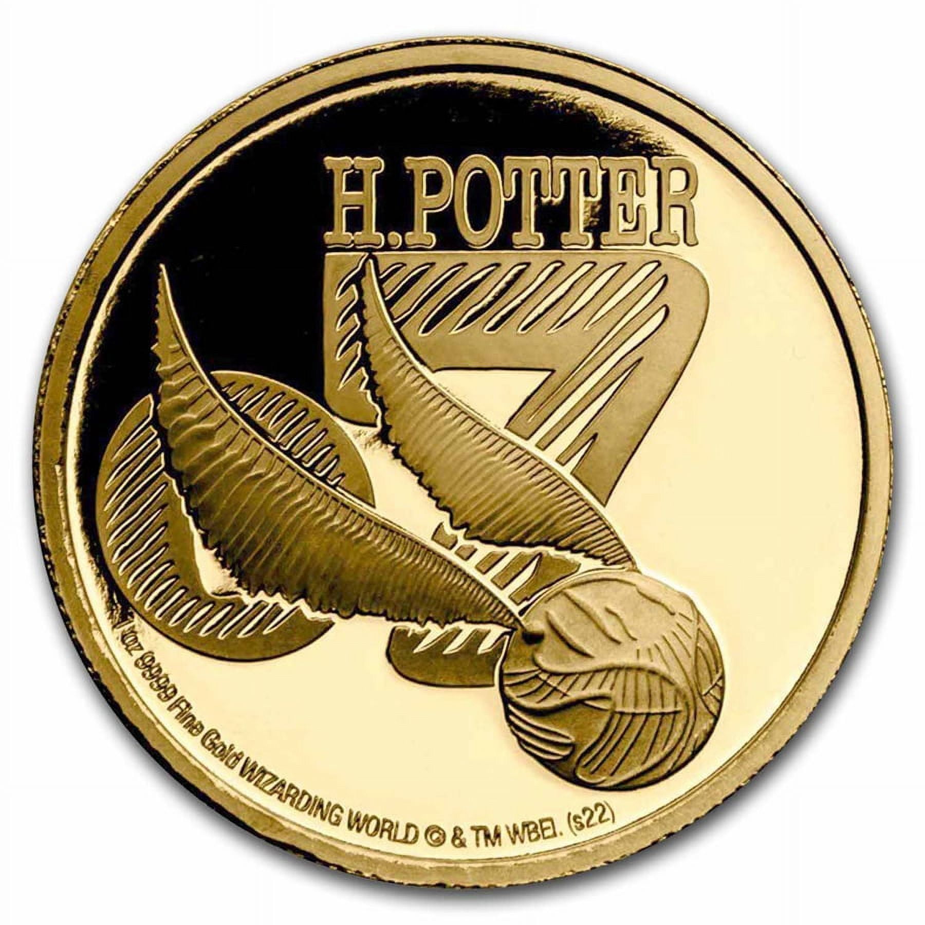 2022 Niue 1/4 oz Gold Harry Potter: Golden Snitch (Off-Quality ...