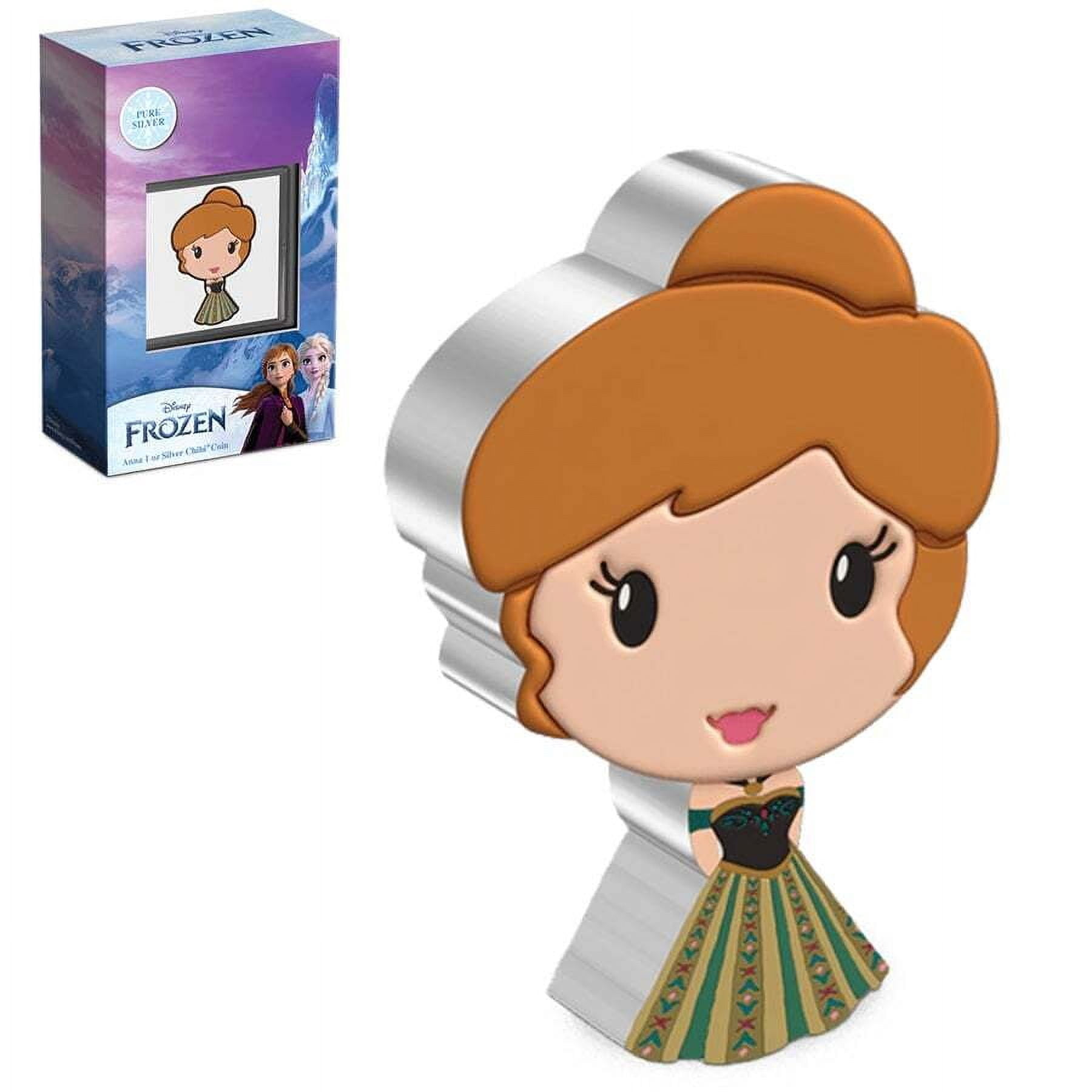 2022 Niue 1 oz Disney Frozen Anna Silver Chibi Coin - Walmart.com