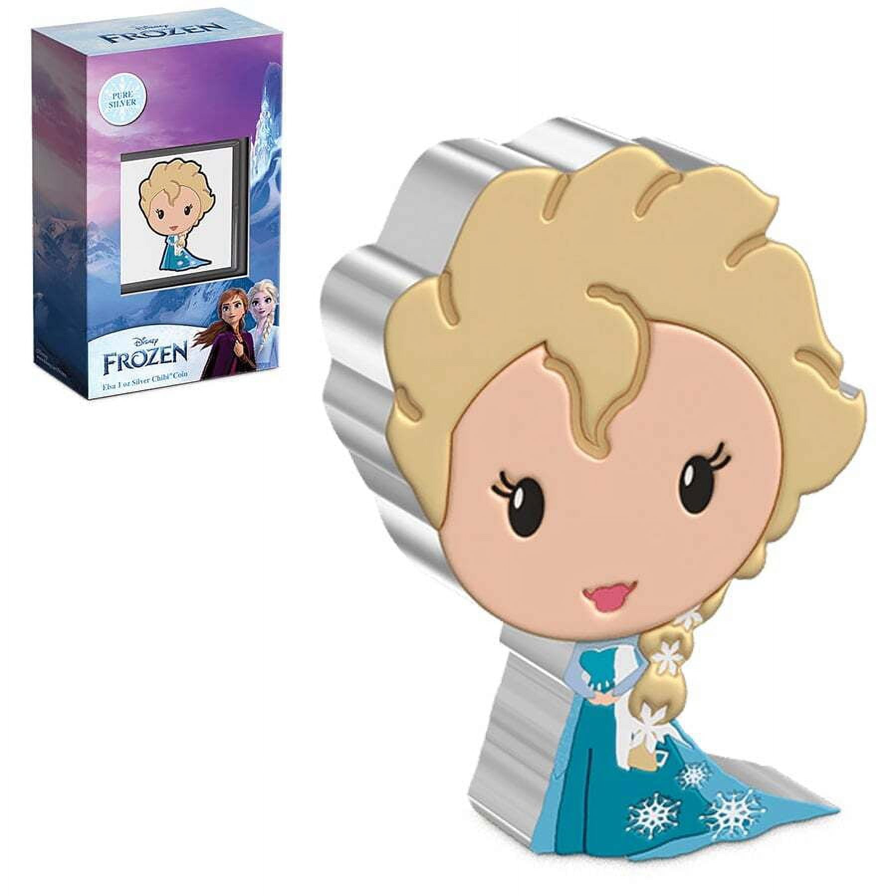 2022 Niue 1 oz Disney Frozen Elsa Silver Chibi Coin - Walmart.com