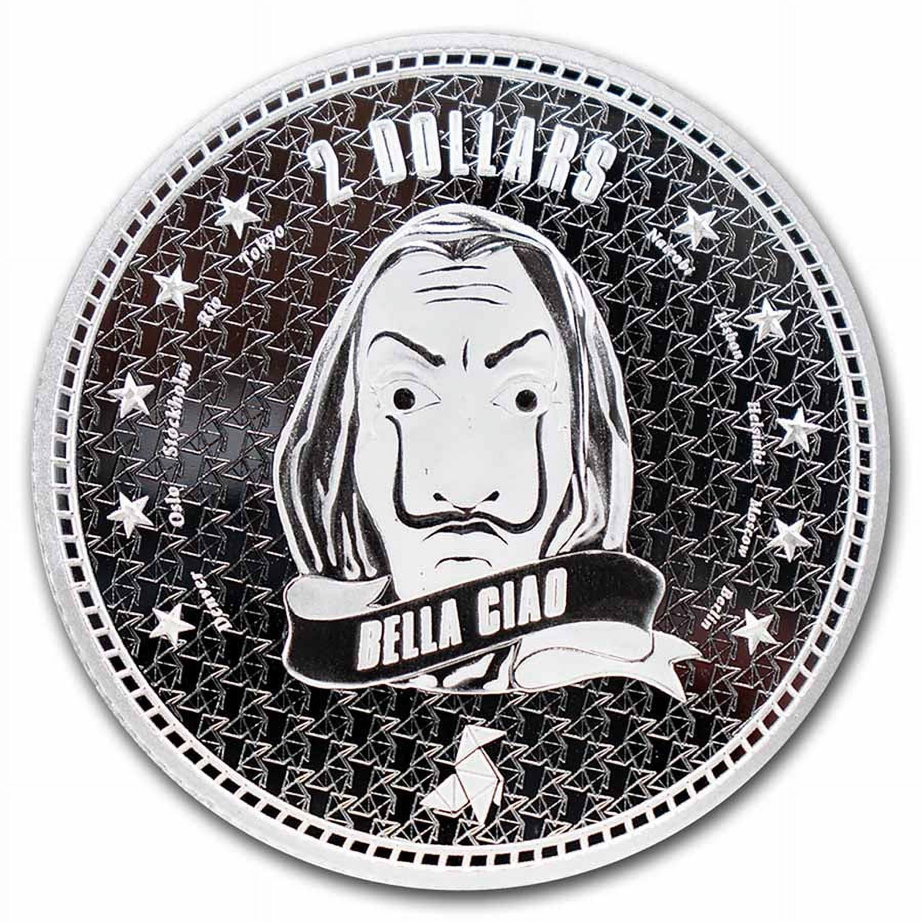 2022 Niue 1 oz Silver $2 Bella Ciao (Prooflike w/ Gift Box) - Walmart.com