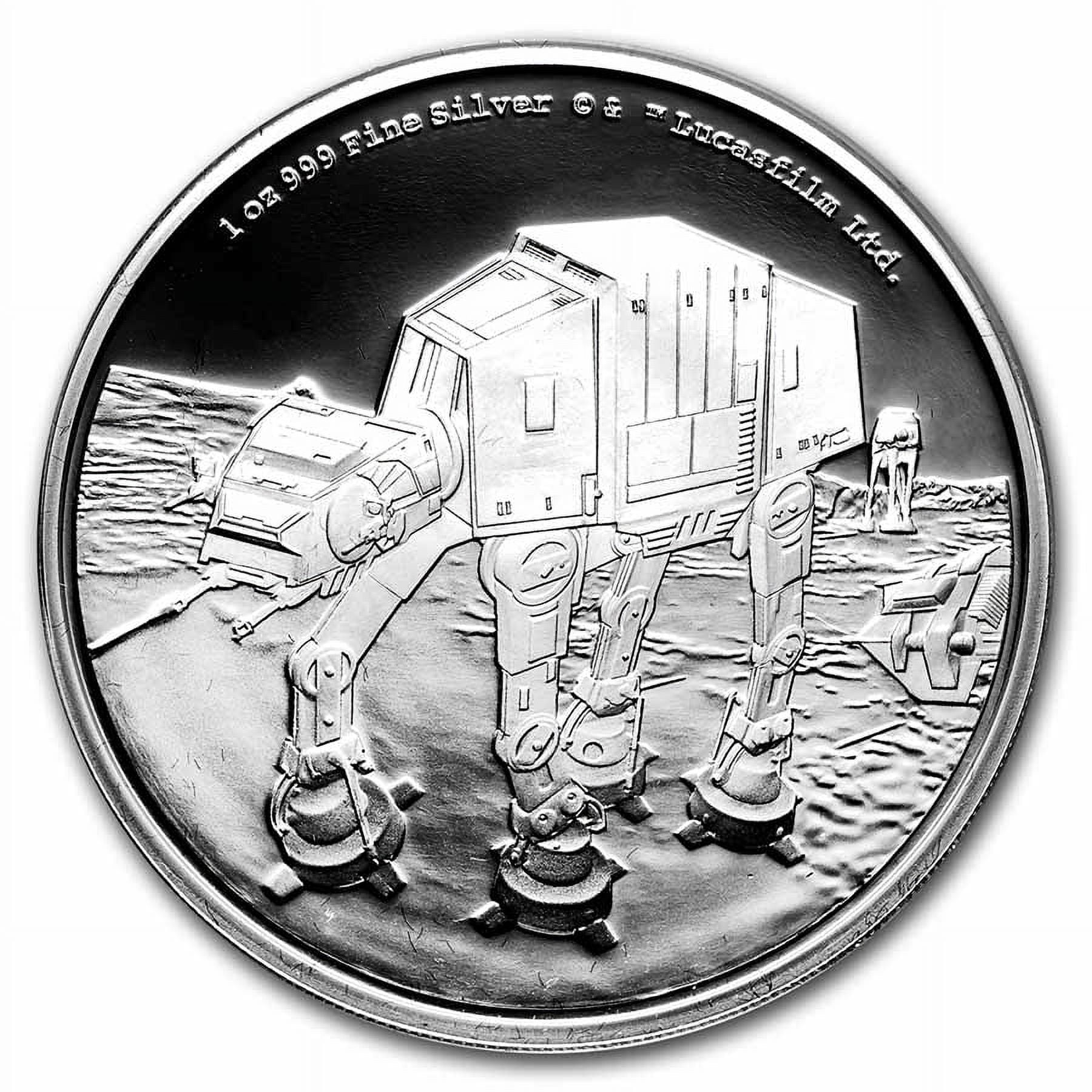2022 Niue 1 oz Silver Star Wars AT-AT Walker (Box & COA) - Walmart.com