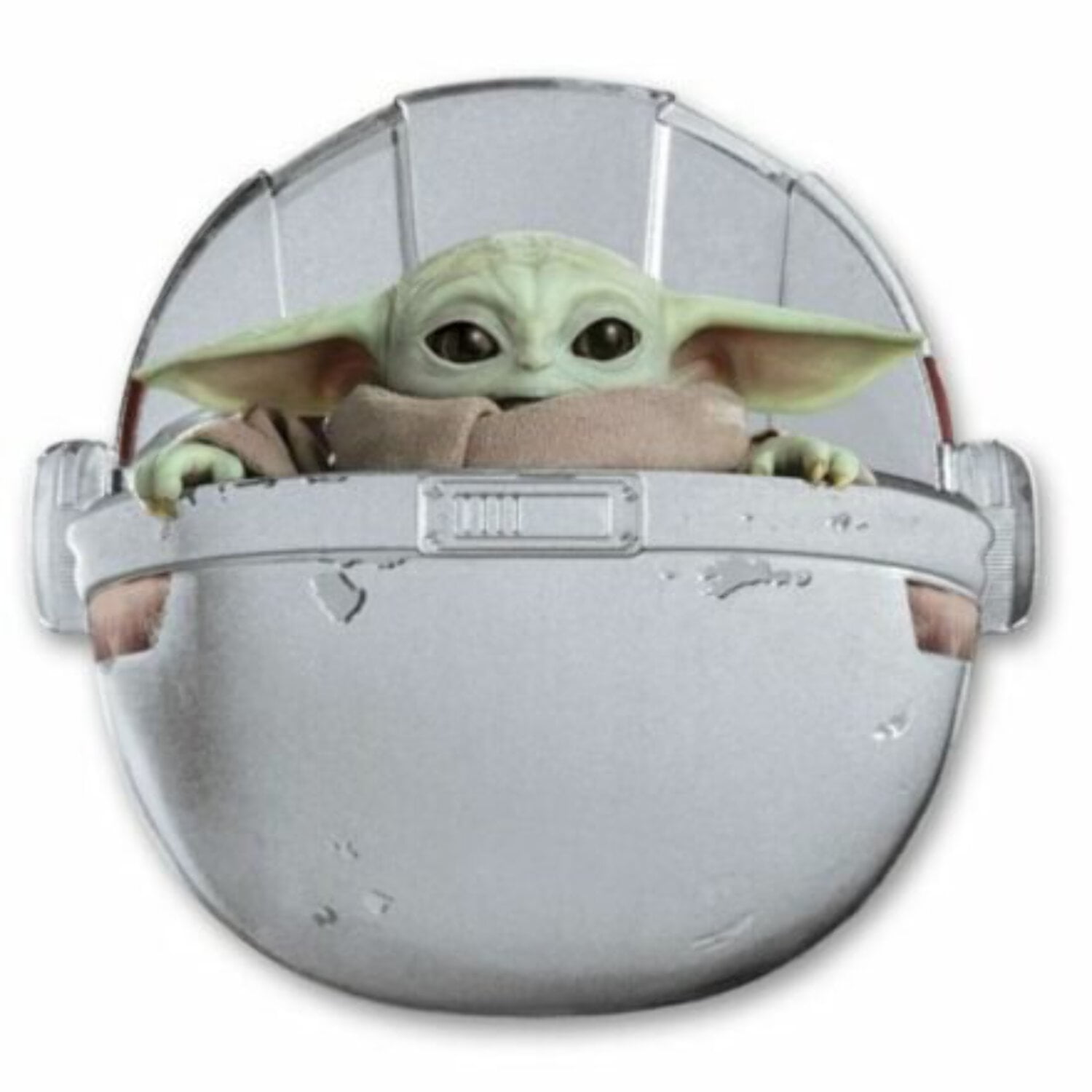 2022 Niue $2 1-oz Silver Star Wars Mandalorian Grogu Pod Colorized ...