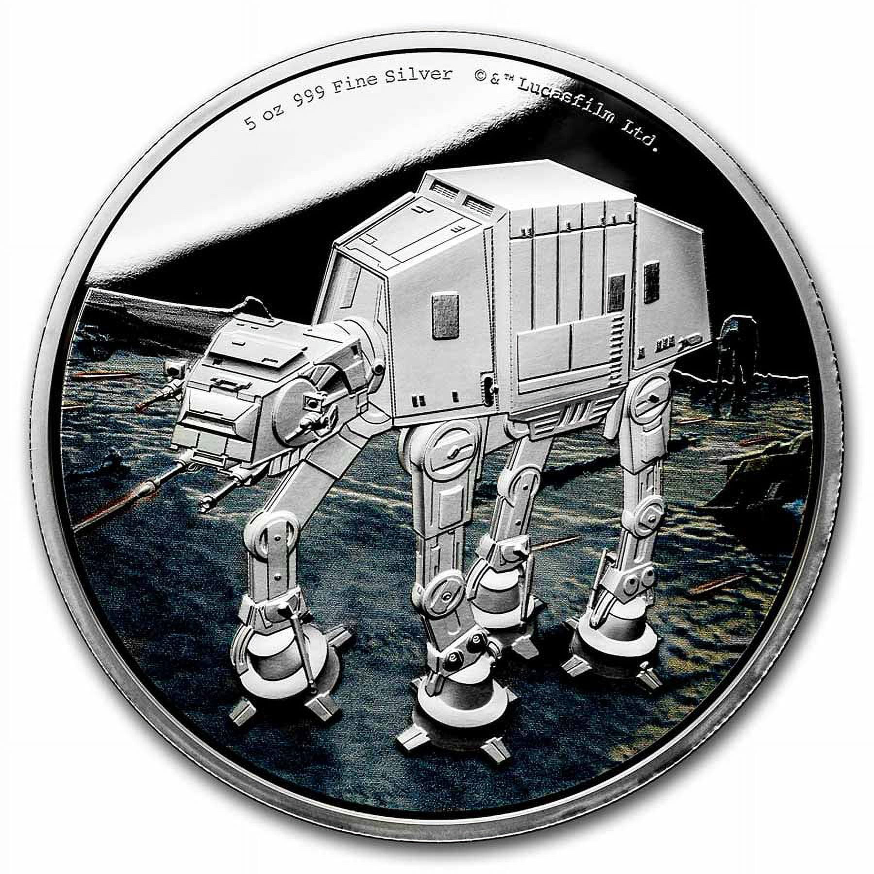 2022 Niue 5 oz Silver Star Wars AT-AT Walker (Box & COA) - Walmart.com
