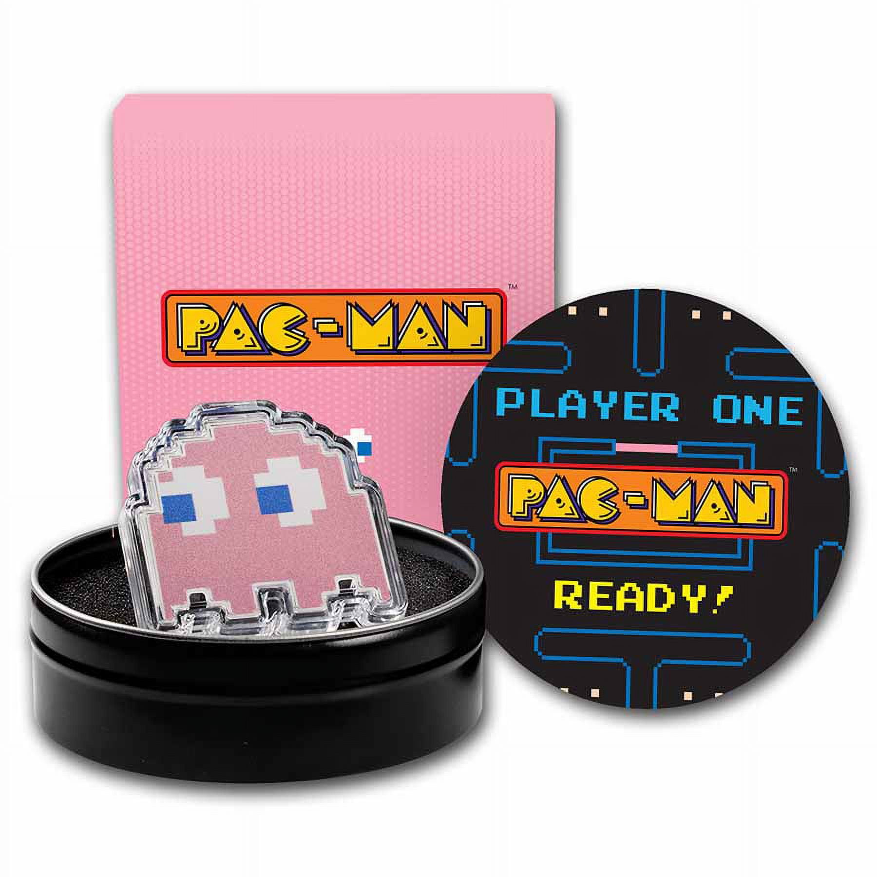 2022 Niue Colorized 1 oz Silver $2 PAC-MAN™ GHOST "PINKY" Coin ...