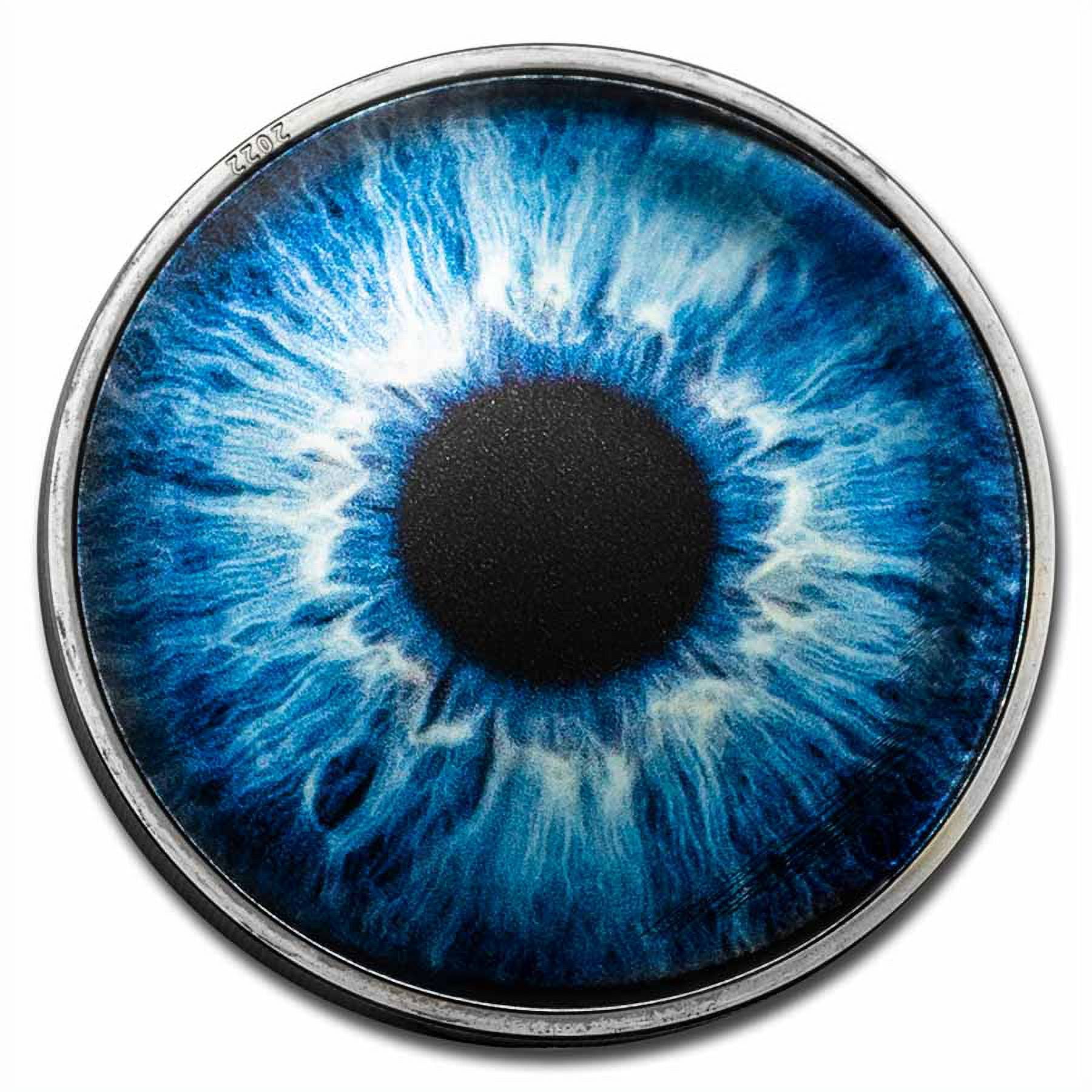 2022 Palau 1 oz Silver $5 ColorEYEzed Ocean Blue Proof - Walmart.com