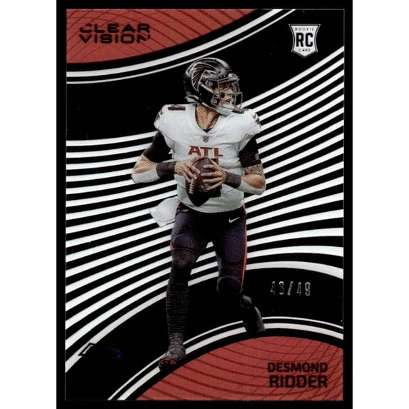 2022 Panini Chronicles Clear Vision Desmond Ridder #CVR-13 RC /49 ...