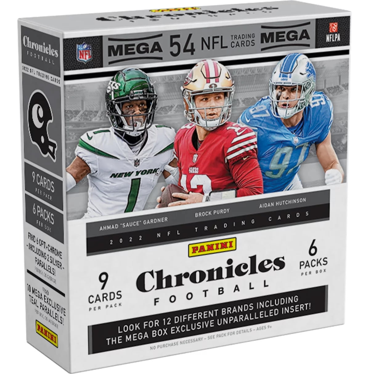 2022 Panini NFL Chronicles Trading Cards, Opti Prizm, Mega Box with ...