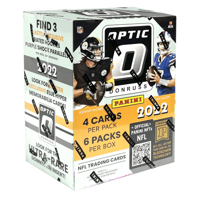 2022 Panini Donruss Optic NFL Football Trading Cards Blaster Box ...