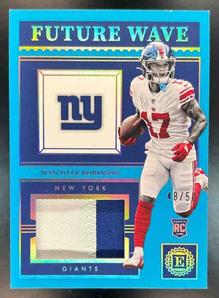 2022 Panini Encased Wan Dale Robinson Future Wave Patch /50 RC New York ...
