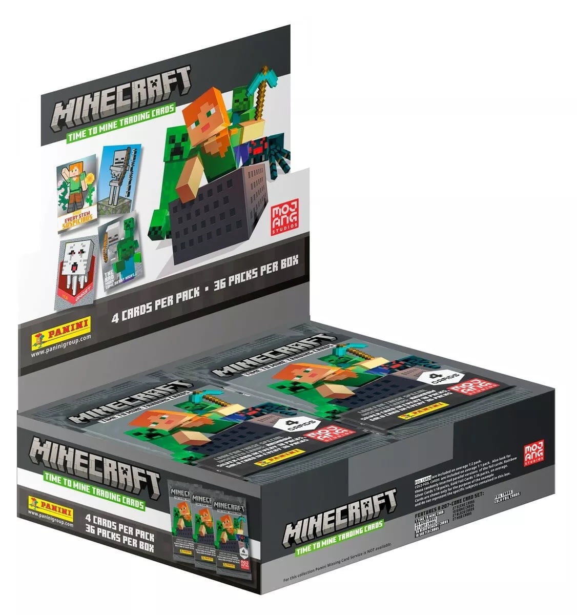 2022 Panini Minecraft Time to Mine Factory Sealed Booster Box - Walmart.com