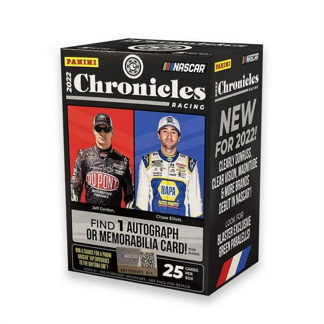 2022 Panini NASCAR Chronicles Racing Blaster Box, 5 Packs, Autograph or ...