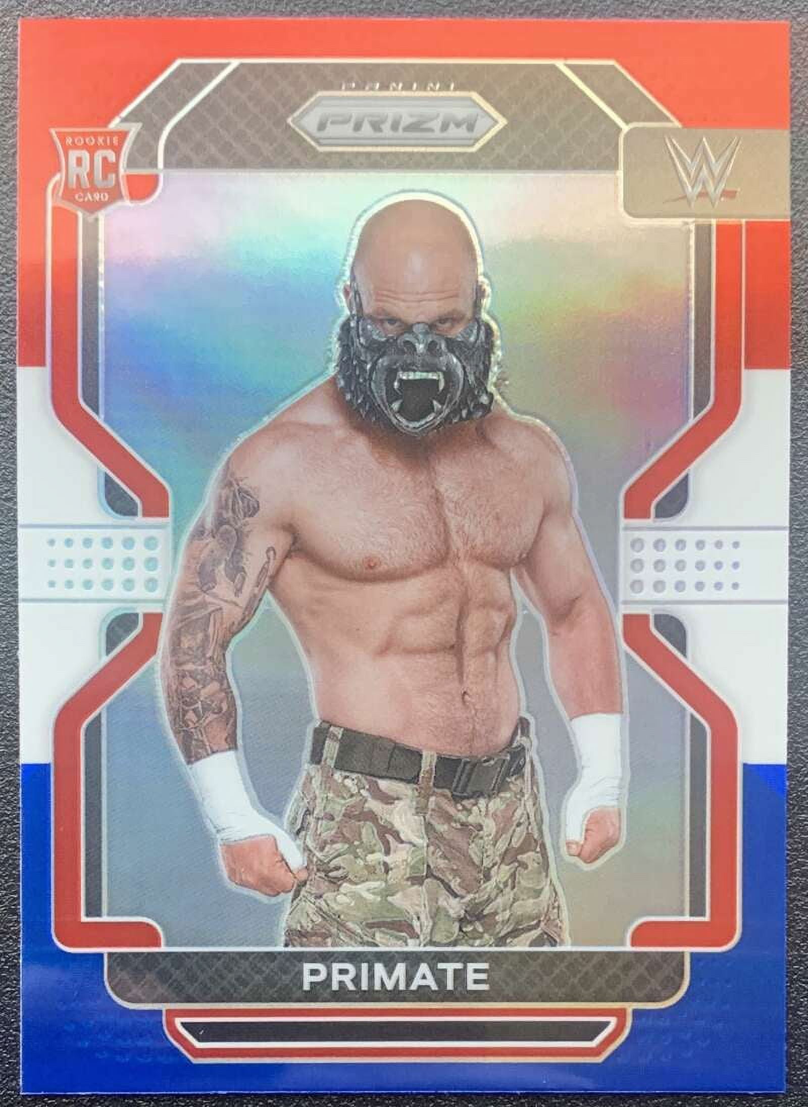 2022 Panini Prizm WWE Red White Blue #121 Primate V68316 - Walmart.com