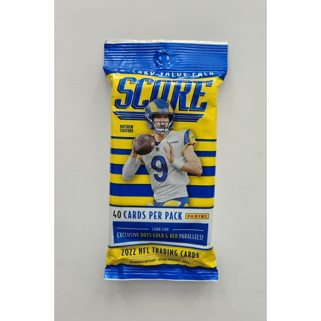 NFL 2022 Panini Score Football 40 Card Value Pack - Factory Sealed ...