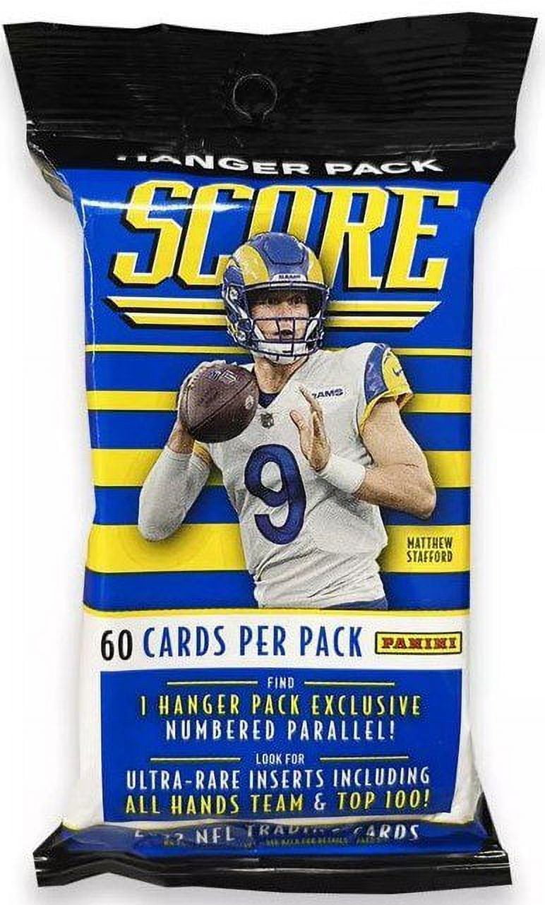 Panini 2022 Score NFL Football Trading Cards - Hanger Pack - Walmart.com