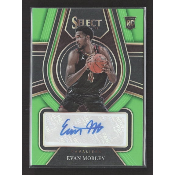 2022 Panini Select Prizm Evan Mobley #RS-EMB Green /99 RC - Walmart.com