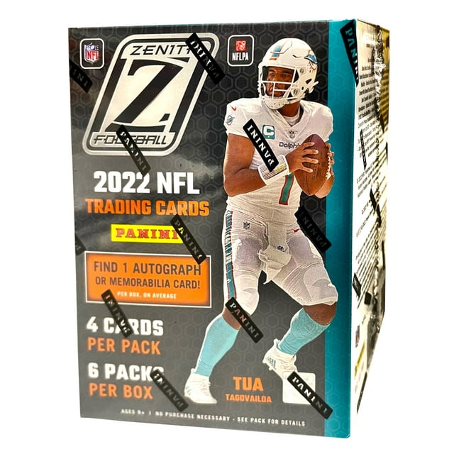 2022 Panini Zenith NFL Football Blaster Box Trading Cards - 80-card set ...