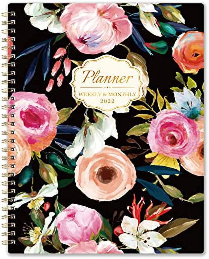 2022 Planner - Weekly and Monthly Planner 2022 with Premium Paper, Jan ...