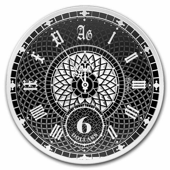 2022 Pressburg Mint Tokelau Chronos 1 oz Silver Coin - In Mint Capsule ...