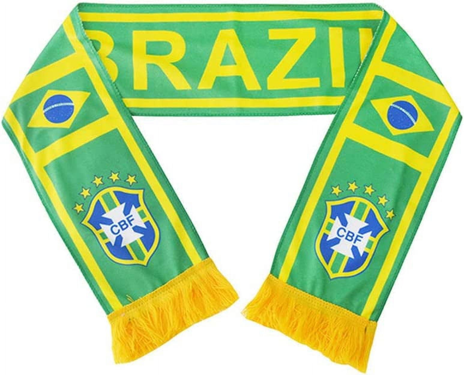 2022 Qatar World Cup Brazilian Football Fan Supplies Cotton Scarf Scarf ...
