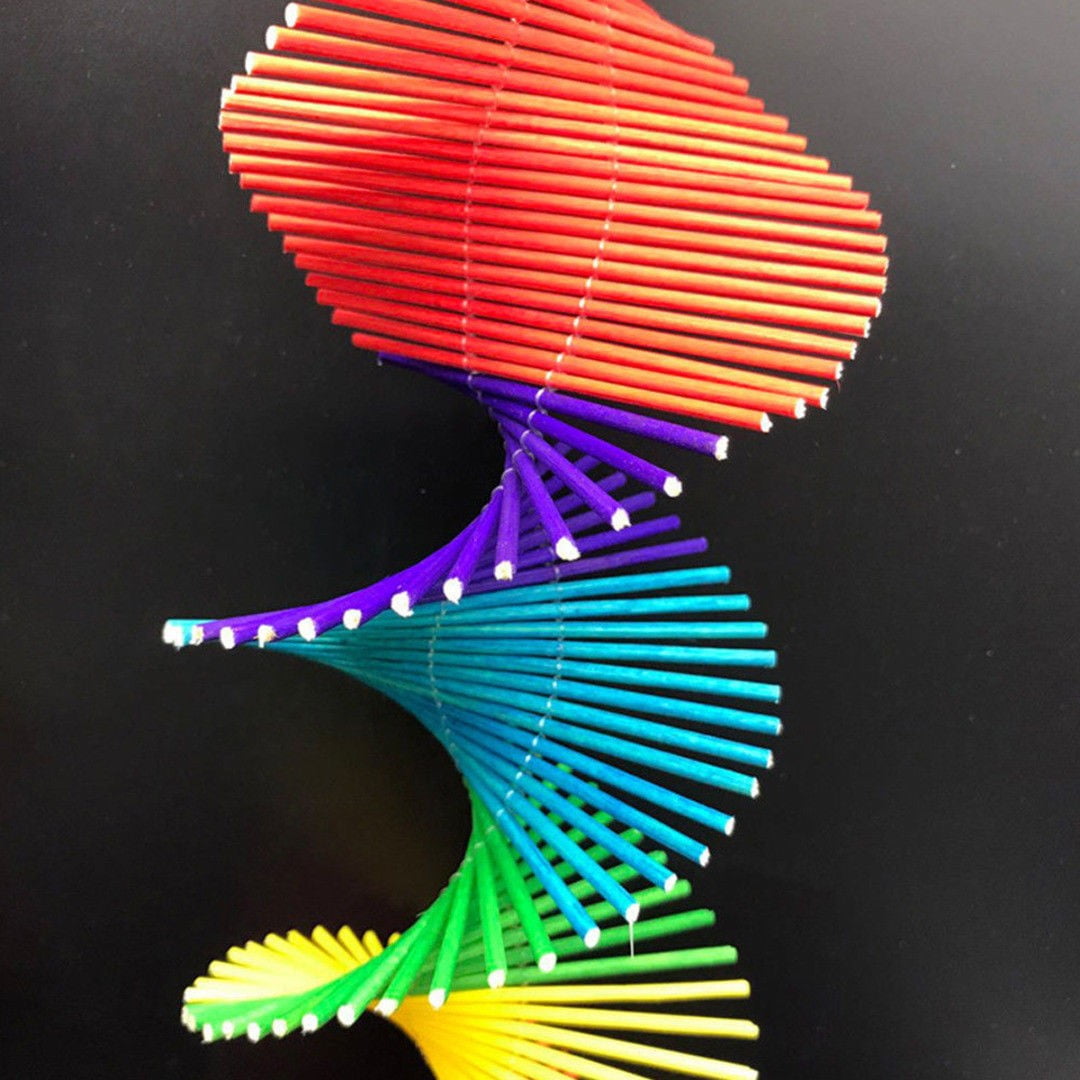2022 Rainbow Wind Spinner Mobile Chime Lawn Wind Spiral Party Home ...