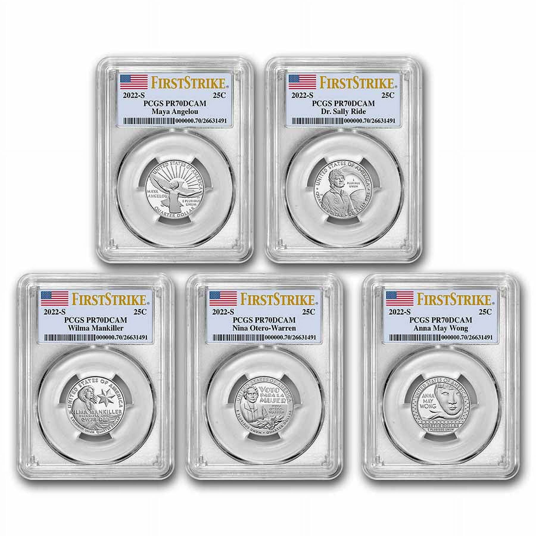 2022-S American Women Quarters Proof Set PR-70 (FS) - Walmart.com