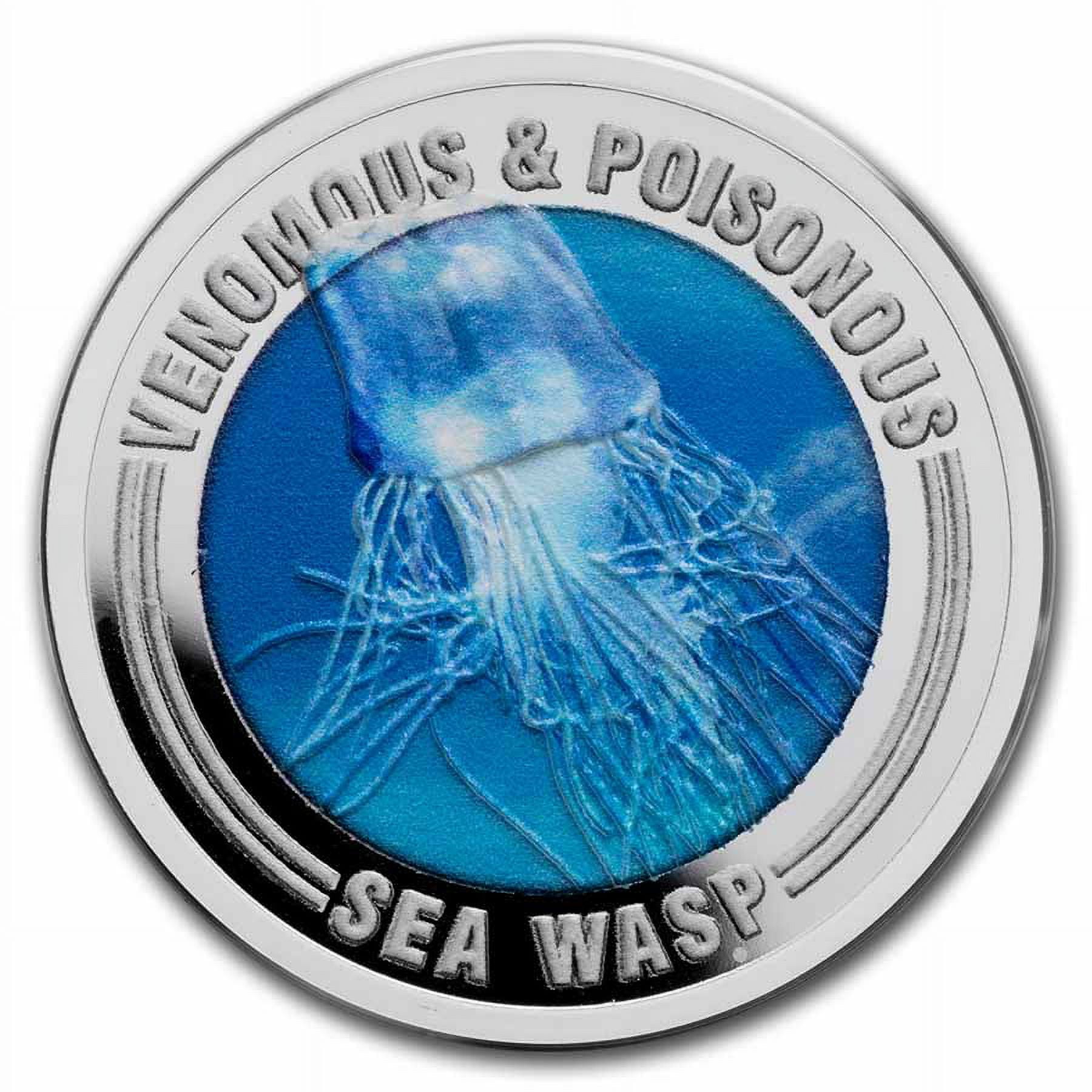 2022 Samoa 1/2 oz Silver Venomous & Poisonous: Sea Wasp - Walmart.com