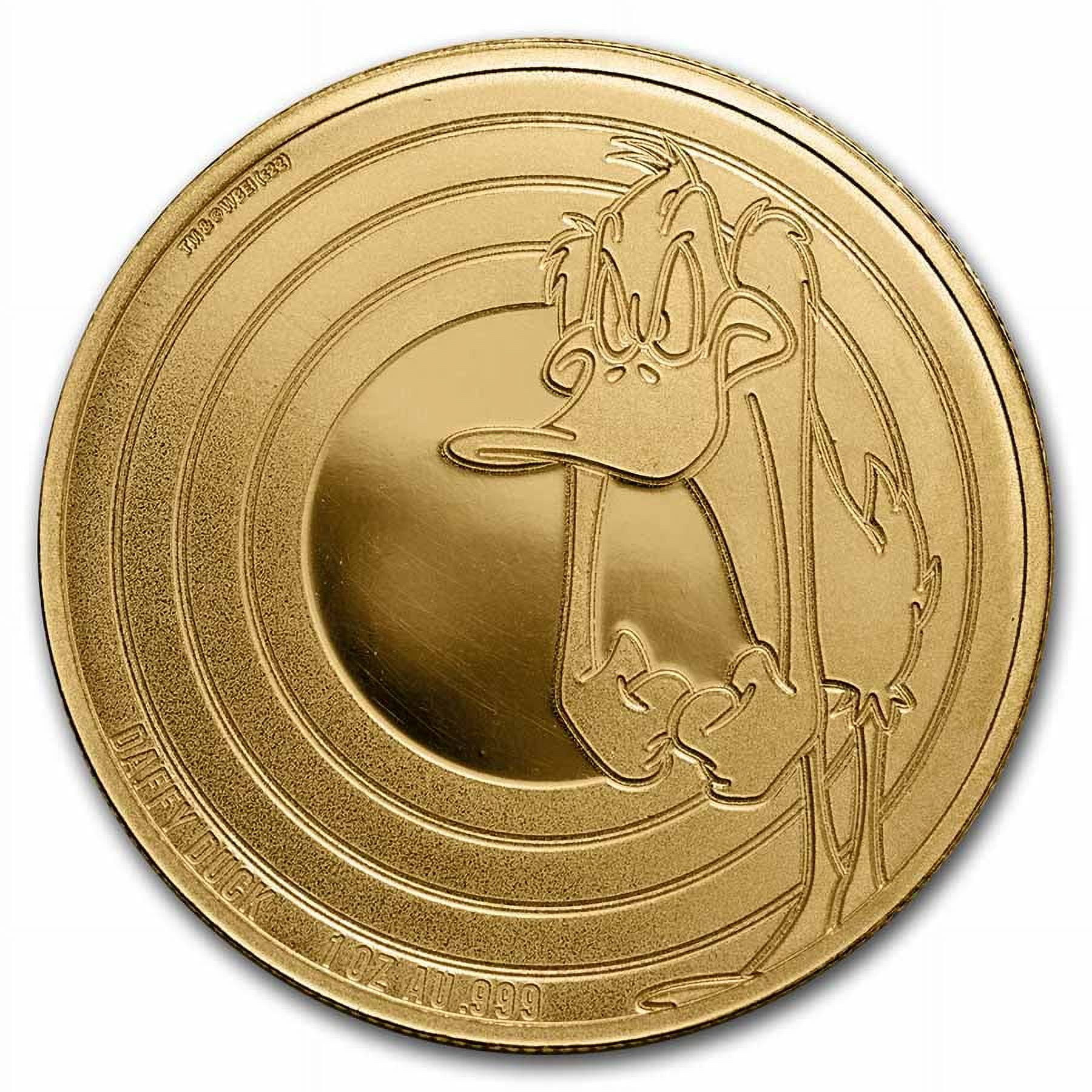 2022 Samoa 1 oz Gold Looney Tunes Daffy Duck (Abrasion) - Walmart.com