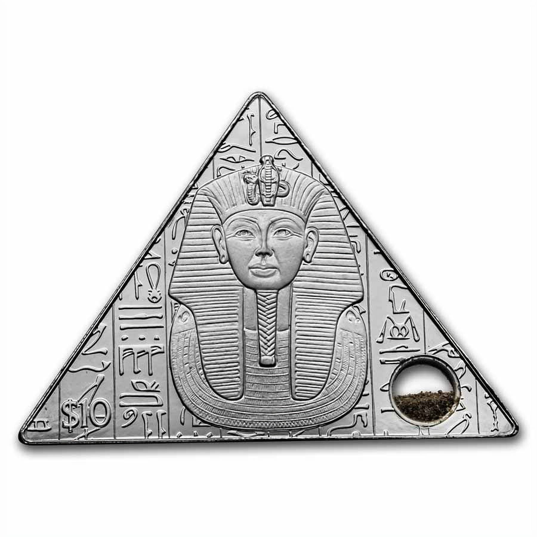 2022 Sierra Leone 1 oz Silver Proof King Tut Pyramid w/ Sand - Walmart.com