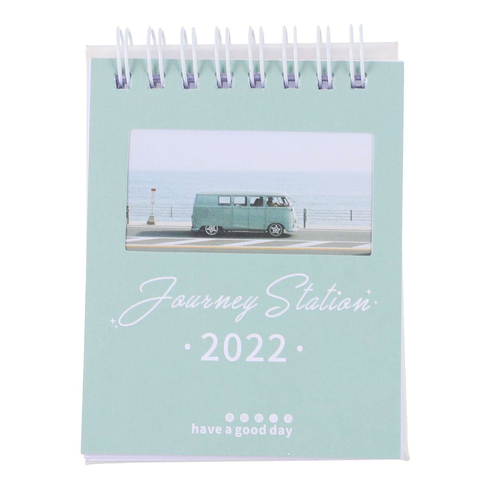2022 Simple Calendar, Portable 2022 Mini Calendar With Travel Vending ...