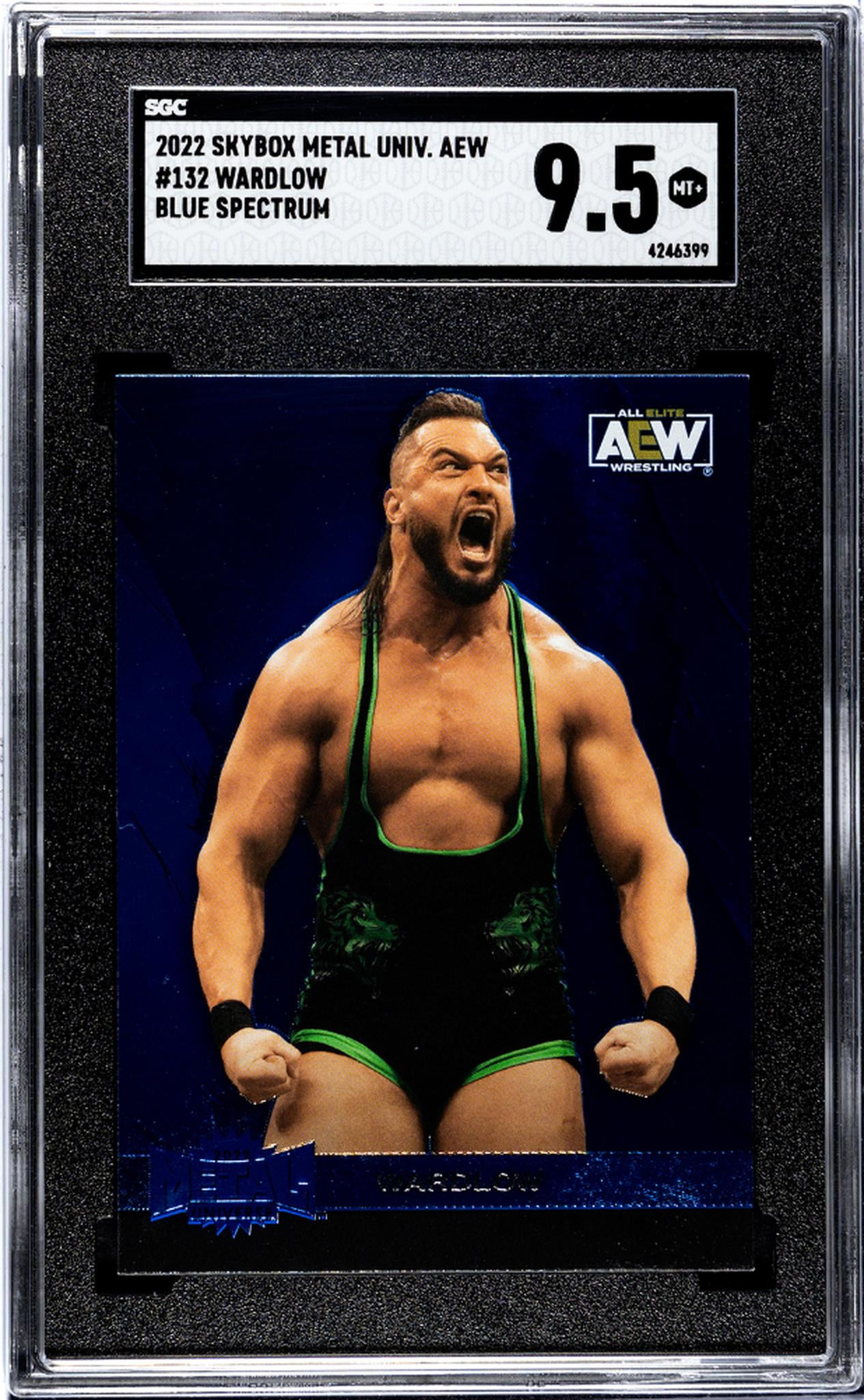 2022 Skybox Metal Universe Aew #132 Wardlow Blue Spectrum SGC 9.5 ...