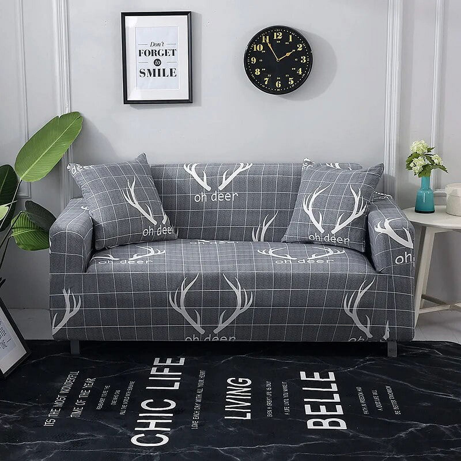 2022 Sofa Cover All Inclusive Stretch Print Sofa Cushion Simple Modern ...