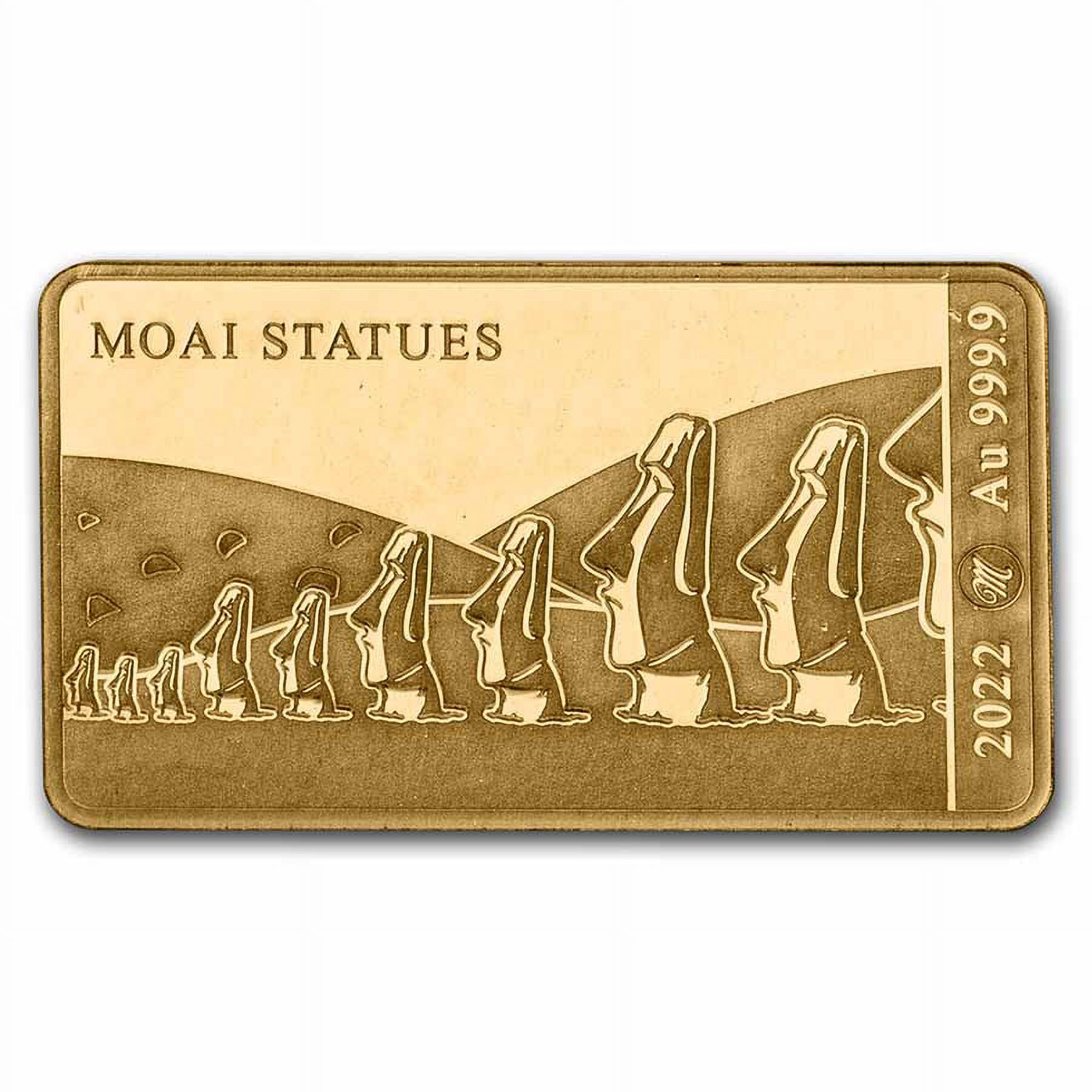 2022 Solomon Islands 1/100 oz Gold Moai Statues - Walmart.com