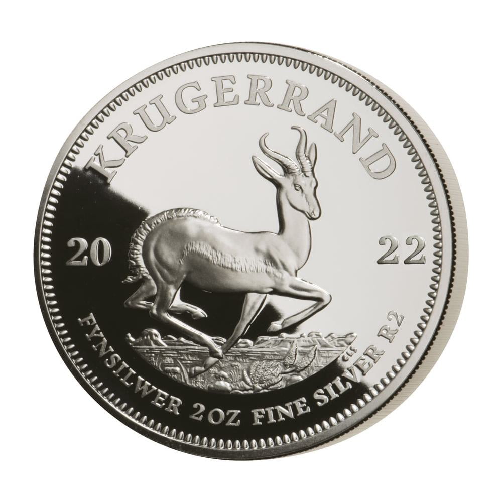 2022 South Africa 2 oz Silver Krugerrand Proof R2 Coin - Walmart.com