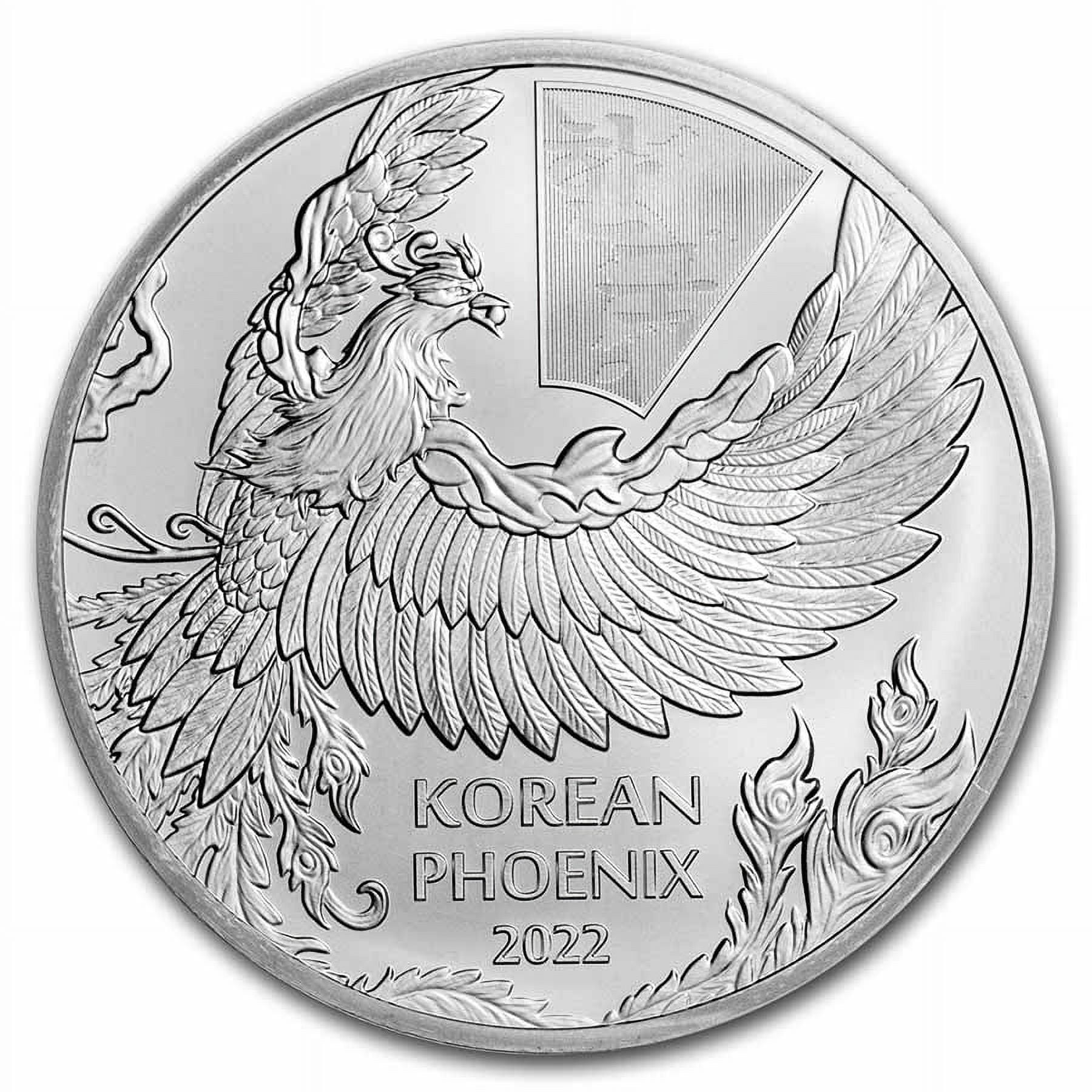 2022 South Korea 1 oz Silver Phoenix BU - Walmart.com