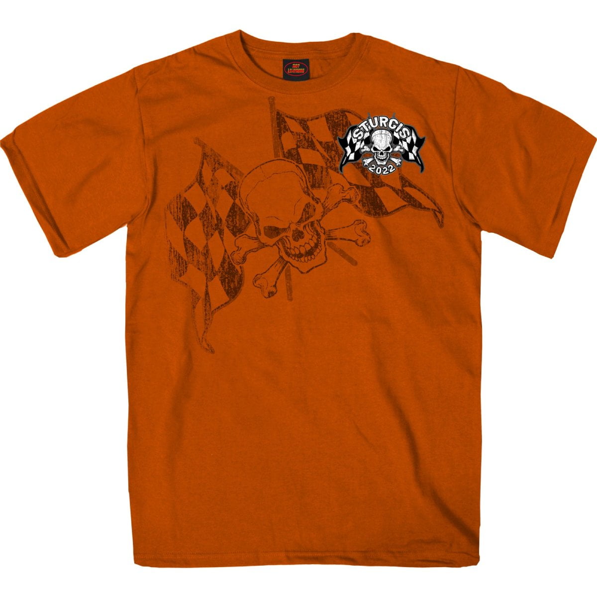 2022 Sturgis Motorcycle Rally SPB1011 Men’s Skull And Checkered Flag ...