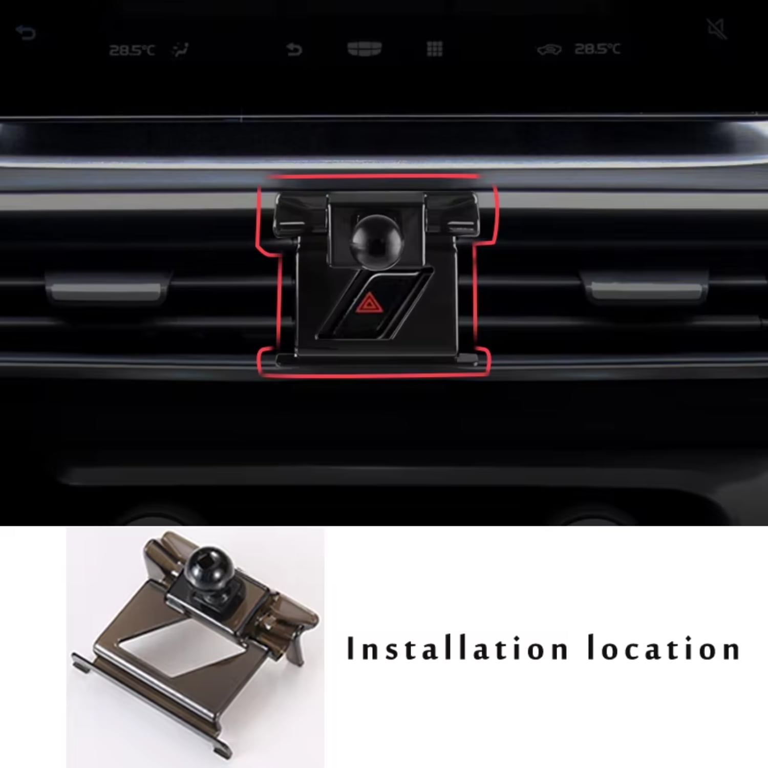 2022 Stylish Rotatable Car Phone Holder Bracket for Geely Coolray SX11 and Proton X50 - GPS ...