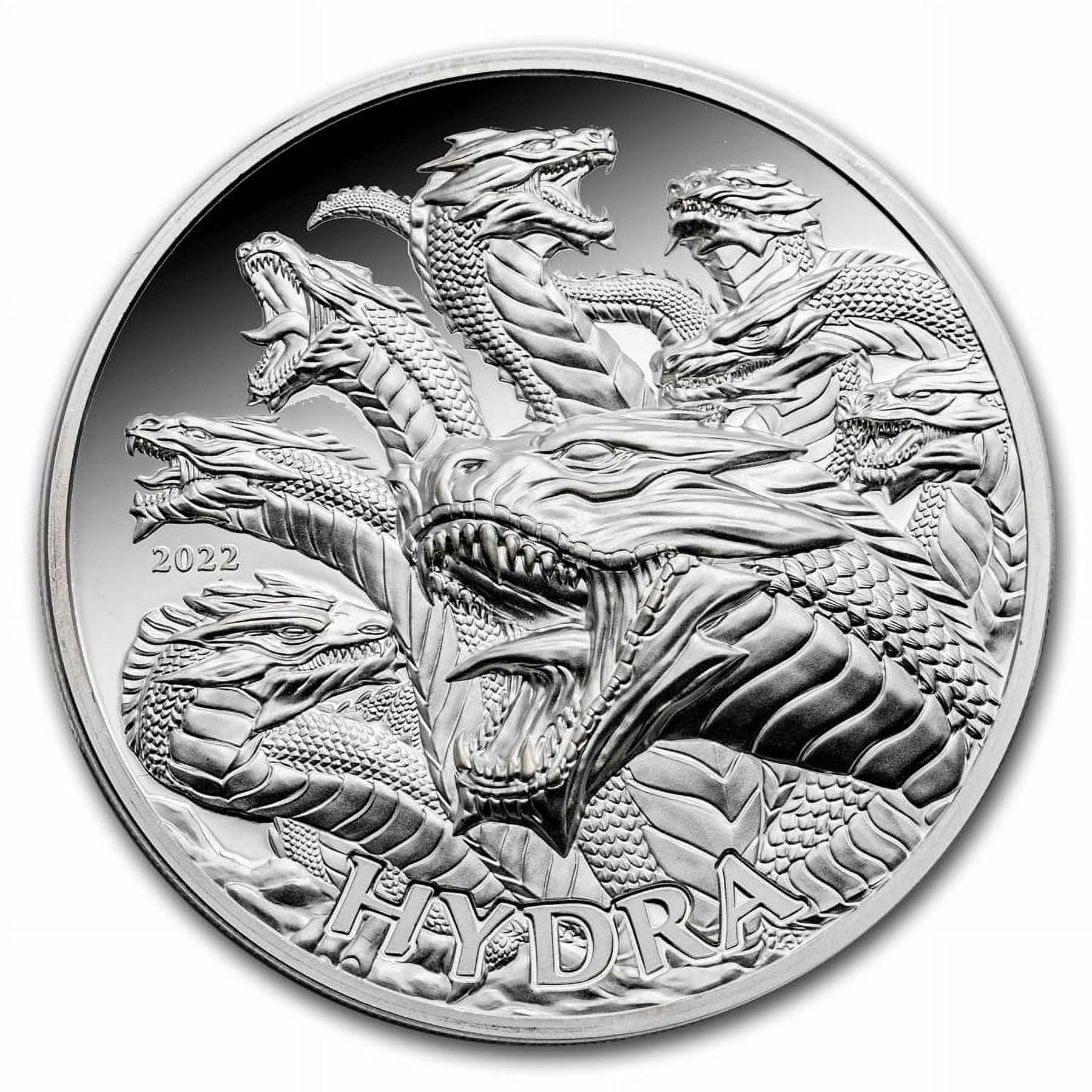 2022 Tanzania 1 oz Silver Mythical Creatures: Hydra - Walmart.com