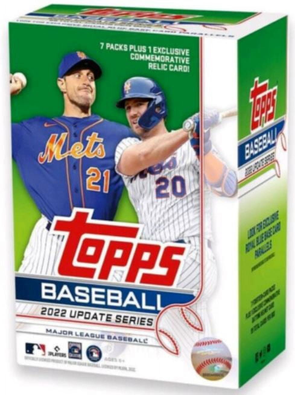 2022 Topps Baseball Update Cards Relic Box - 7 Packs, 14 Cards per Pack ...