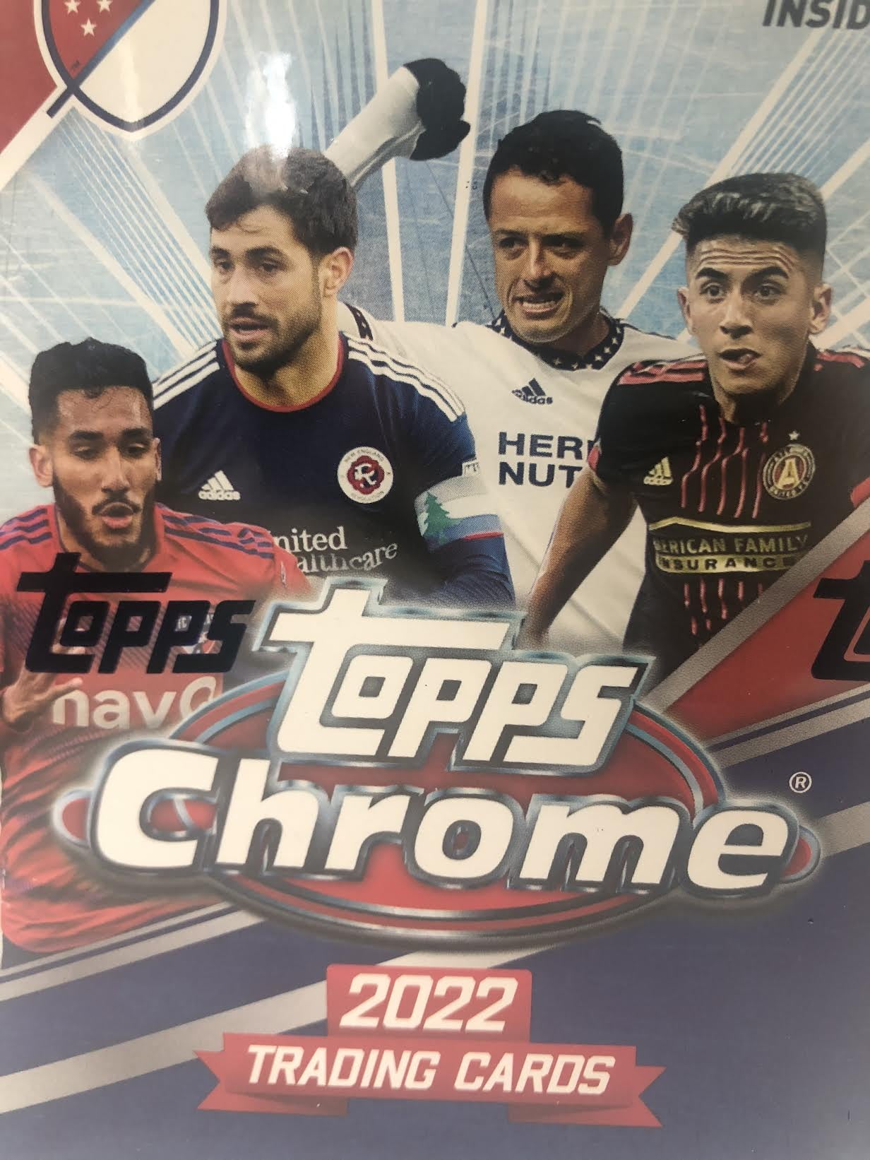 2022 Topps Chrome MLS Sports Trading Card Value Box - 6 Packs Per Box - Walmart.com