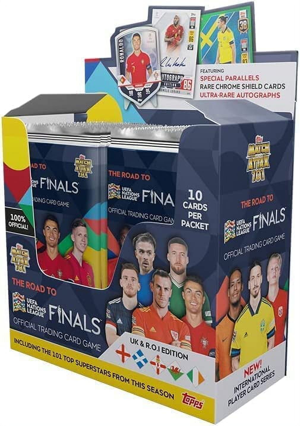 2022 Topps Road To Nations League Finals Match Attax 101 Retail Display ...