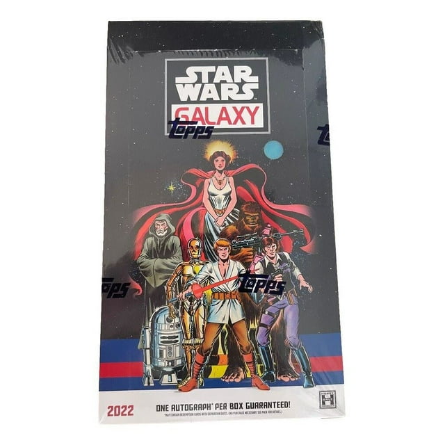 2022 Topps Star Wars Galaxy Chrome Trading Collector Cards Hobby Box ...