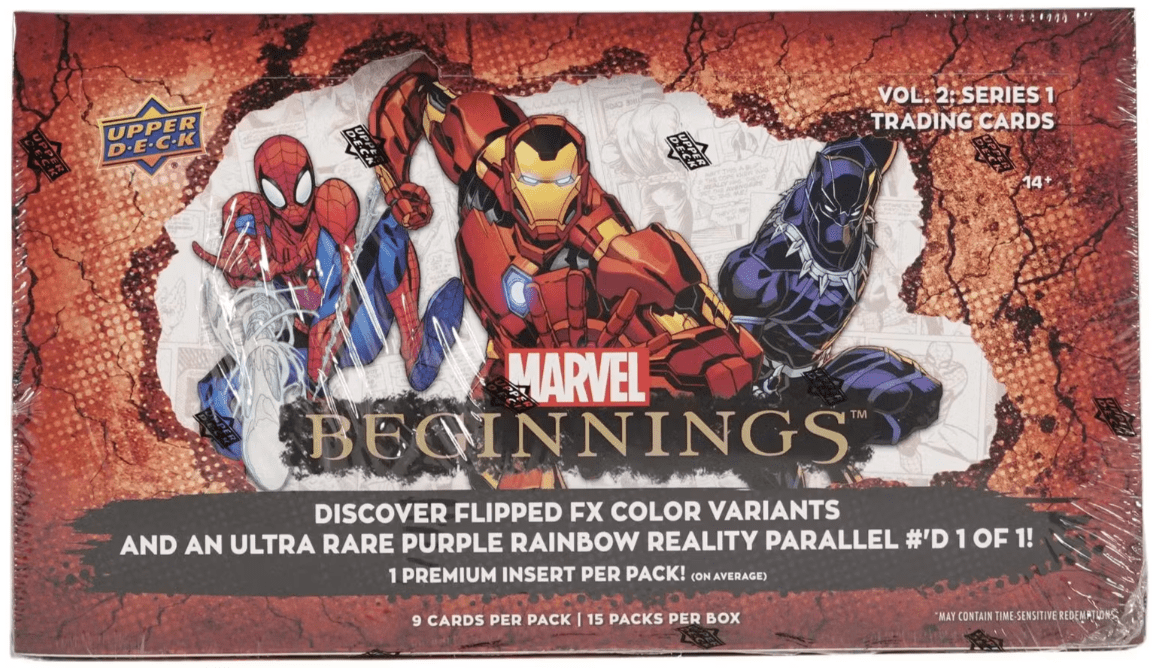 2022 Upper Deck Marvel Beginnings: Volume 2 Series 1 Trading Card Box ...