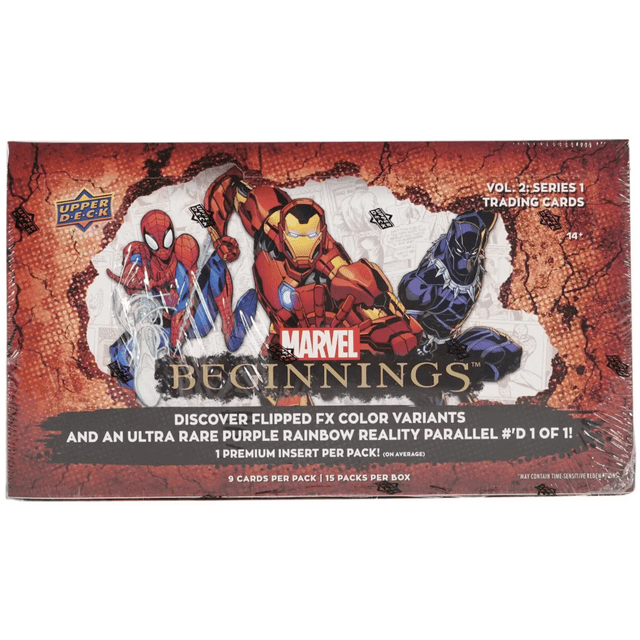 2022 Upper Deck Marvel Beginnings: Volume 2 Series 1 Trading Card Box ...