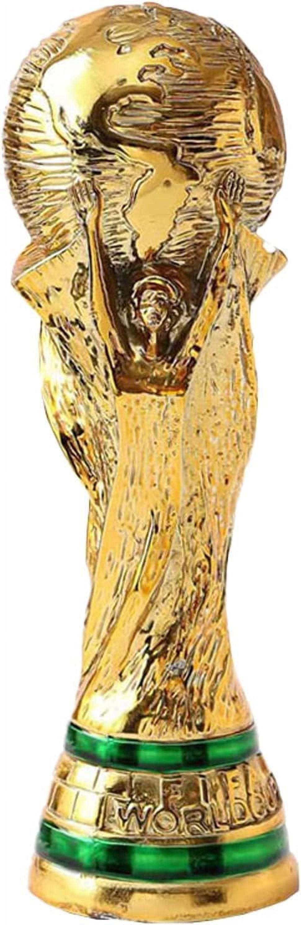 2022 World Cup Qatar Replica Trophy in Display Case, Resin Sculpture ...