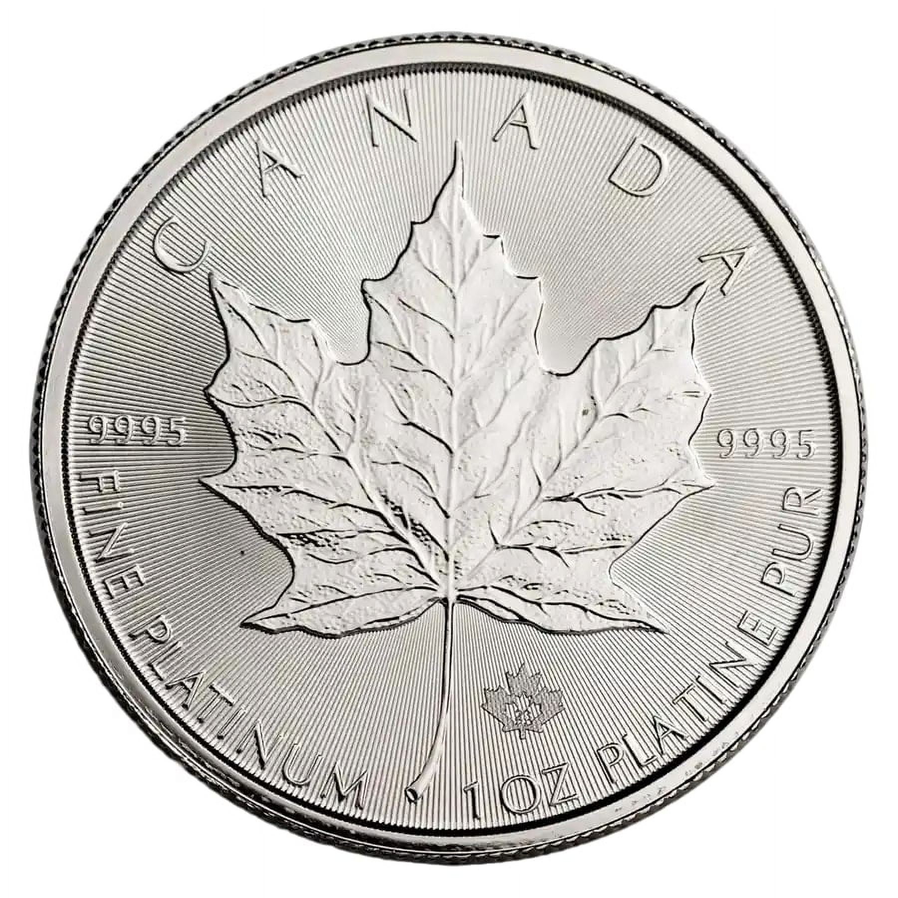 2023 Royal Canadian Mint 1 oz Platinum Maple Leaf Coin BU, .9995 Fine ...